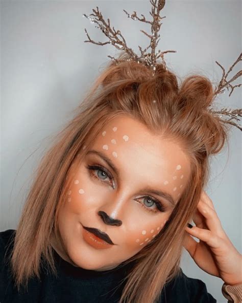 Deer Makeup Look Halloween Makeup Easy Deer Makeup Halloween Costumes Makeup