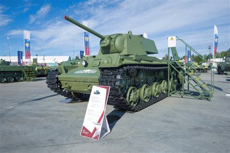 Soviet Heavy Tank KV 1 Of The Period Of World War II Editorial Stock