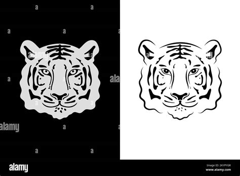 Black And White Tiger Logo