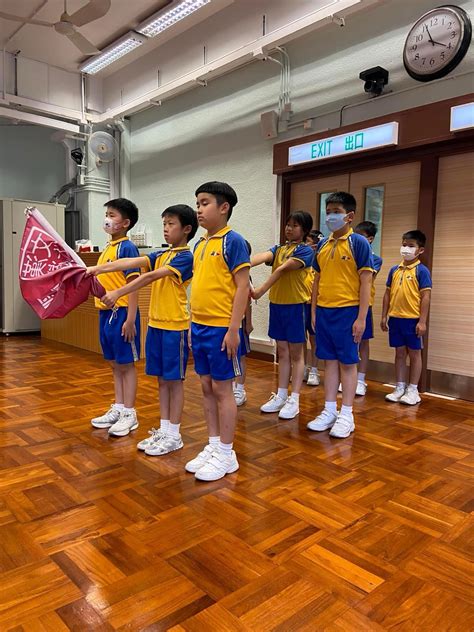 到校升旗訓練班 小學