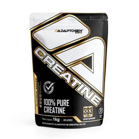 Creatina Platinum Series 1kg Adaptogen Science Importada Shopee Brasil