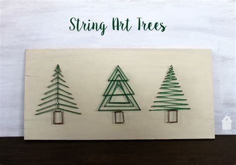 String Art Trees As For Me And My Homestead