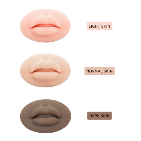5D Lips Practice Silicone Skin Permanent Makeup Fake Skin Lips 5D