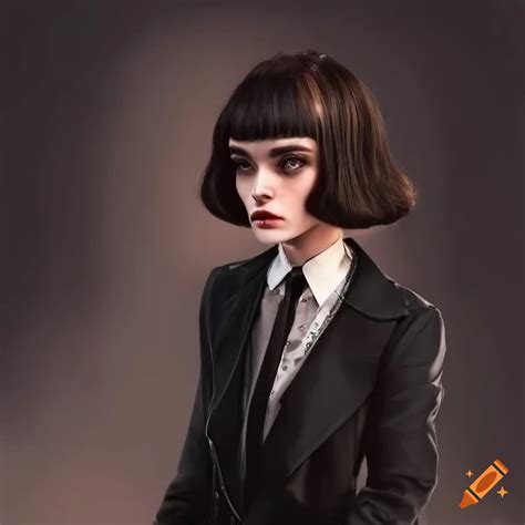 Mathilda From Leon The Professional In Her Iconic Outfit On Craiyon