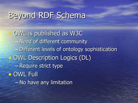 Rdf And Rdf Schema For Ontology Specification Ppt