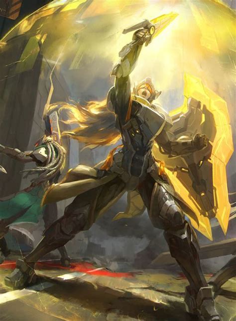 Leona Y Lucian Proyecto League Of Legends Manga Animasyon