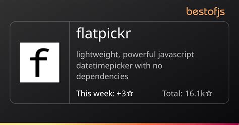 Best Of Js Flatpickr