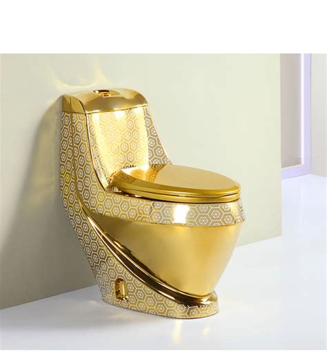 Hot Selling Golden Sanitary Ware Bathroom Toilet Ceramic One Piece