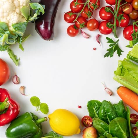 Premium Ai Image Healthy Veggie Background