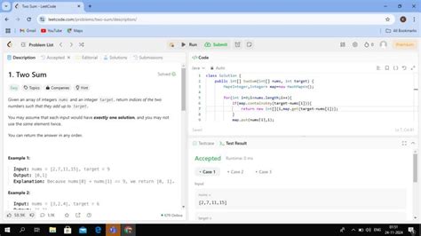 Keerthana Sri On Linkedin Coding Challenge Leetcode Two Sum Problem 🚀 Today I Tackled One Of The