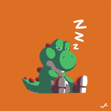 Sleepy Yoshi By Docwario On Deviantart