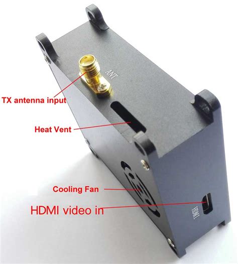 Cofdm Wireless Video Transmitter Hdmi Cvbs Input Mini Modulator Module Long Distance Fpv Uav