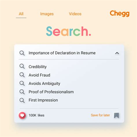 Writing Declaration In Resume Best Samples And Tips 2025
