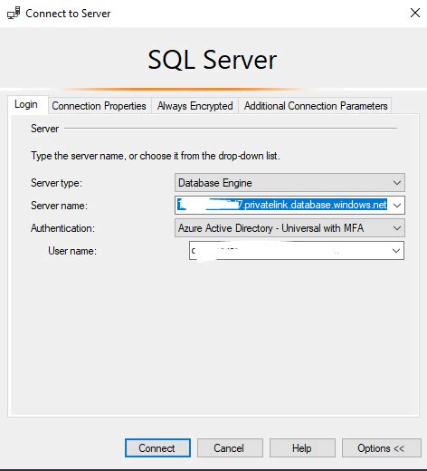 Azure Sql Managed Instance Private Endpoint Importing Data Via Ssms