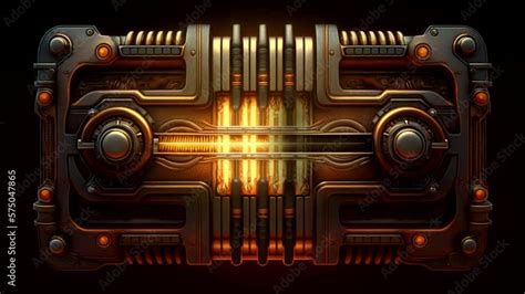 Futuristic Sci Fi Energy Bar Loading Meter Interface Ui Design Animated