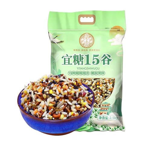 五谷杂粮米糙米饭低升糖粗粮组合主食饱腹孕妇高血糖健身专用米 虎窝淘