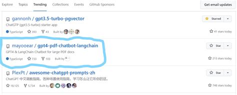 Mayo On Twitter My Codebase For The Gpt 4 Pdf Chatbot Is Now Trending On Github After Gaining