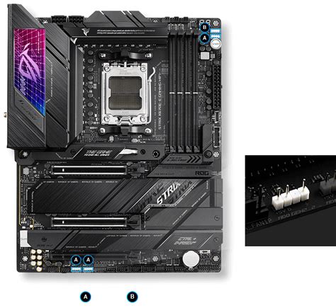 ROG STRIX X670E E GAMING WIFI Cartes mères ROG France