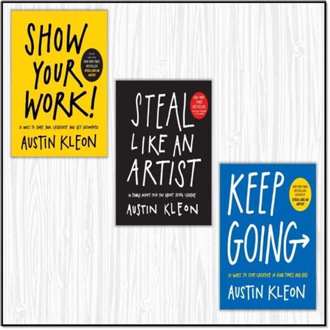Promo Paket Show Your Work Steal Like An Artist Keep Going Bahtera