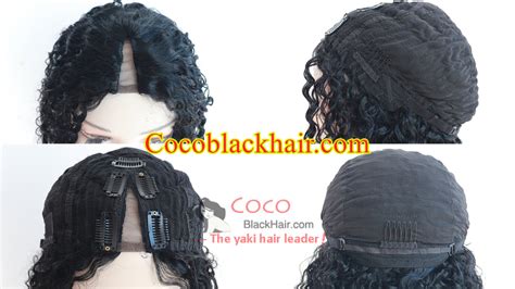 Nina V Part Wig Brazilian Virgin Human Hair Kinky Curl Quick Easy Affordable Wig