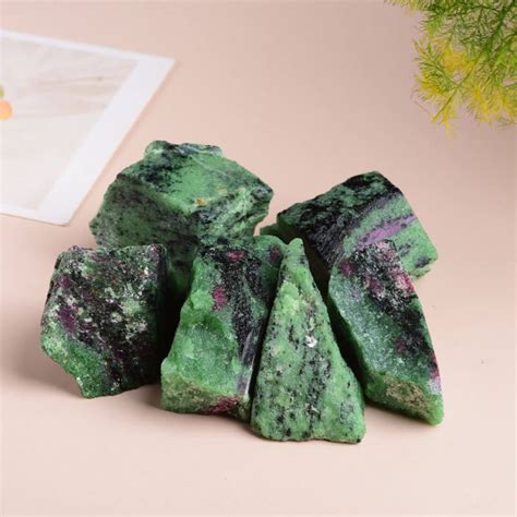 Natural Ruby Zoisite Stone Rock