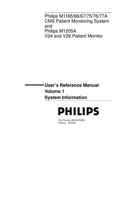 Pdf Philips Cms Patient Monitoring System Dokumen Tips