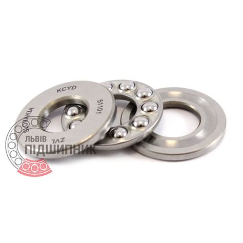 Подшипник 51101 [zvl] аналог 8101 Упорный шариковый подшипник Zvl 51100 Din 8100 ГОСТ