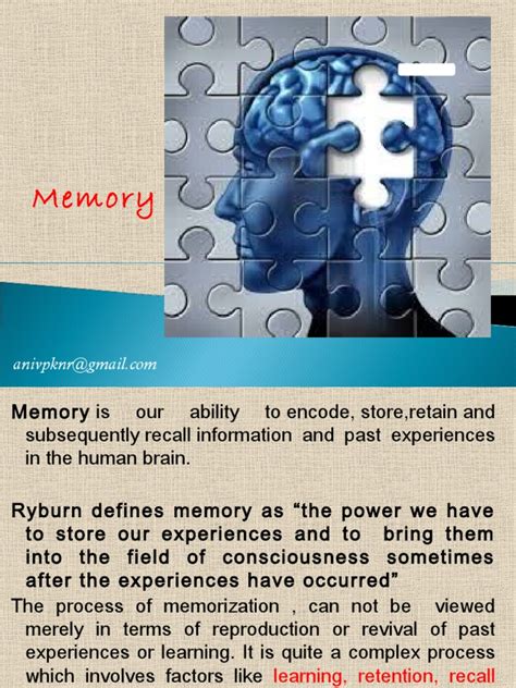 memoryandforgetting 160331105704 1 pdf memory recall memory