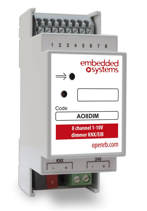 8 Channel 0 10V Analog Outputs Logic Machine Platform For KNX EIB EnOcean Modbus DALI BacNet