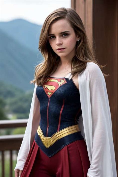 Pt34 Emma W Is A Lusty Supergirl Superhero Bj Frontal Tease