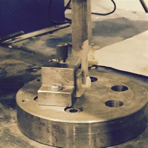 A Dental Composite Sample Loaded In The Jig Of The Shear Bond Strength