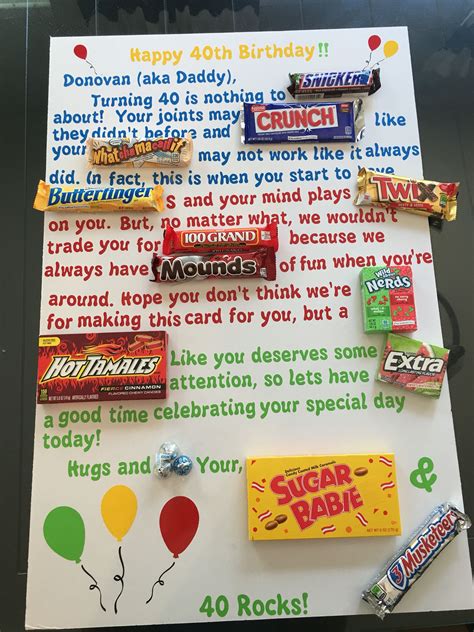 40th Birthday Card Sayings