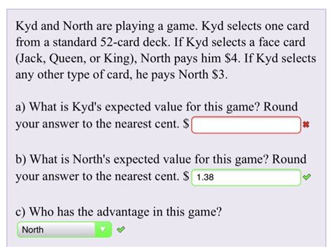 Solved Kyd And North Are Playing A Game Kyd Selects One Chegg