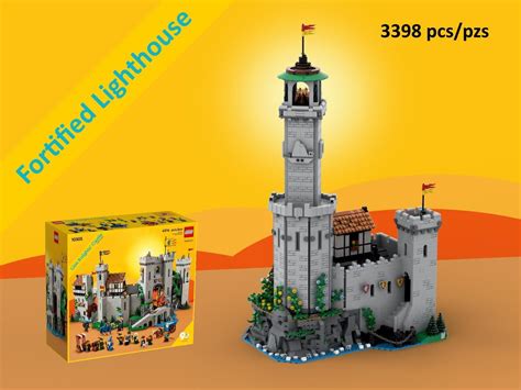 Lego Moc Fortified Lighthouse 10305 Lion Knights Castle Alternative Build By Pl Mocs