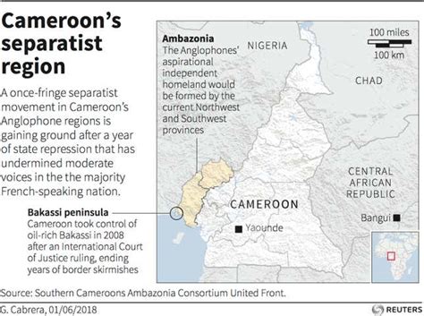 Cameroons Anglophone Crisis Over Ambazonia Region On Brink Of Civil War