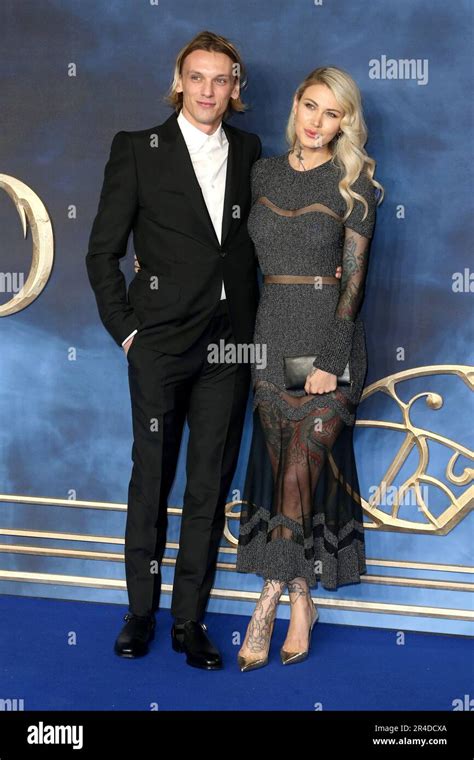 Jamie Campbell Bower And Ruby Quilter Attend The UK Premiere Of Fantastic Beasts The Crimes Of