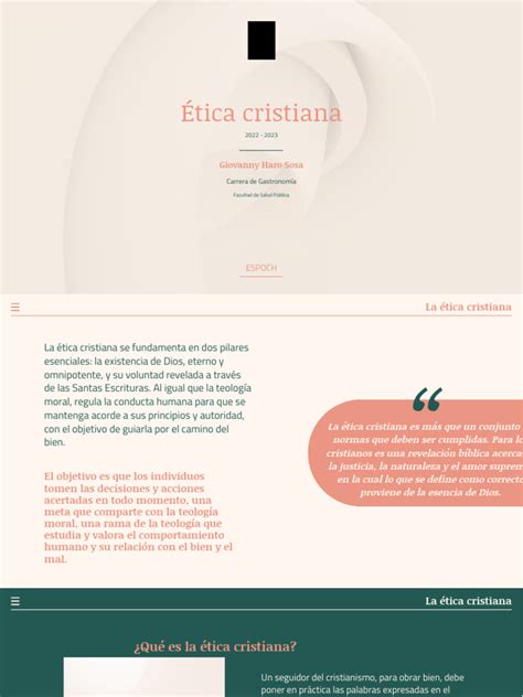 Clase 7 La Ética Cristiana Pdf Moralidad Amor
