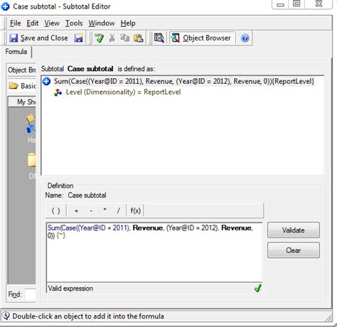 Kb47180 How To Create A Custom Subtotal That Includes A User Defined