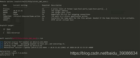Apache Struts 远程代码执行漏洞cve 2016 3081 Csdn博客