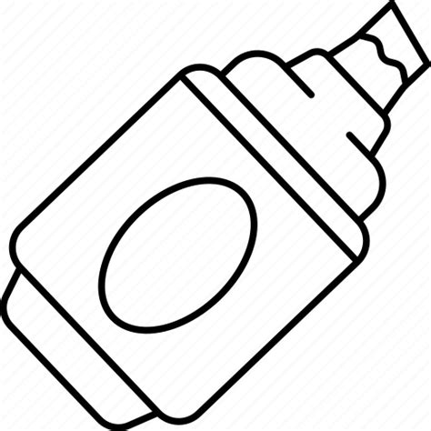 Highlighter Marker Pen Neon Ink Icon Download On Iconfinder