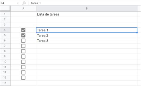 Cómo crear listas de tareas con barra de progreso en Google Sheets Tesel