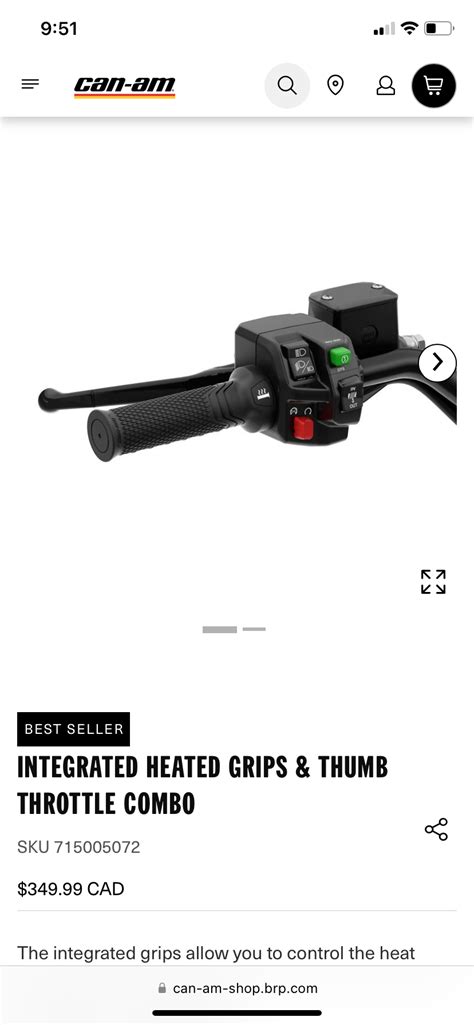 Integrated Heated Grips Can Am Atv Forum