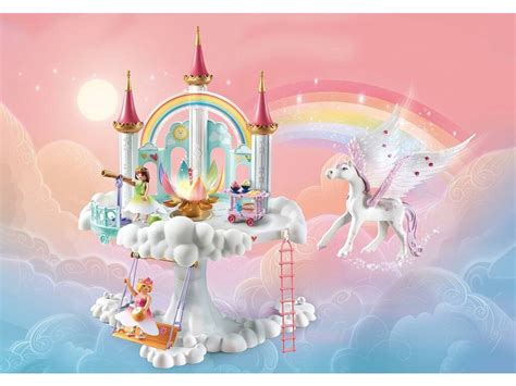 Acheter Playmobil Château arc en ciel dans les nuages 71359 Juguetilandia