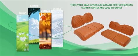 Xuanyudg0769 Golf Cart Front And Rear Seat Covers For Club