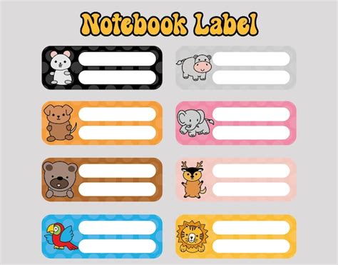 Premium Vector Back To School Labels Set Stickers For Notebook Vector