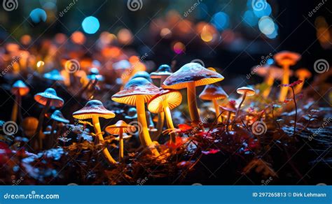 A Captivating Photo Of Psychedelic Psilocybin Mushrooms Renowned For