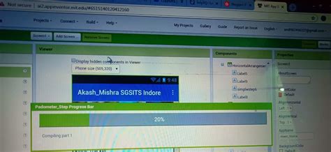 esp32 with mfrc522 pedometer using mit app inventor
