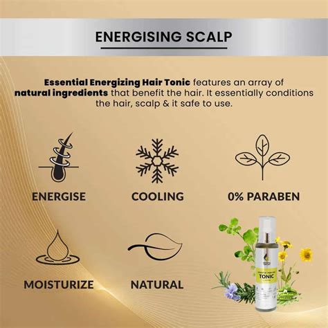 Essential Hair Care Energize Hair Tonic 120ml Promote Hair Growth