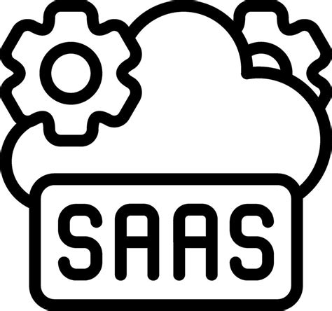 Saas Outline Icon 66504741 Vector Art At Vecteezy