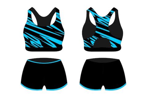 Premium Vector Sports Bra Underwear Specification Vector Mock Up